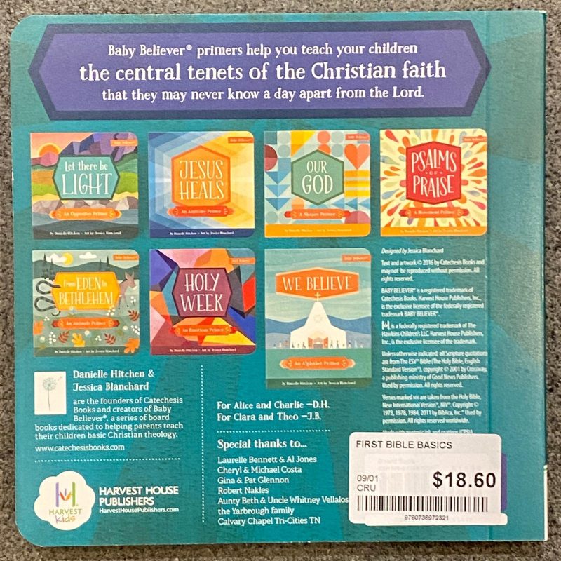 FIRST BIBLE BASICS - Church of Holy Family - Katong Catholic Shop